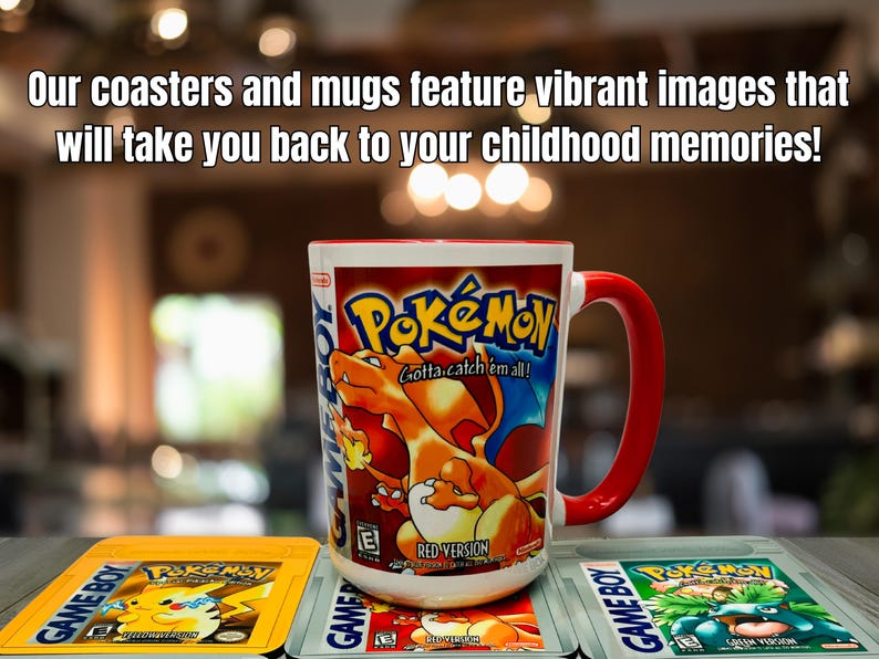 Pokemon Emerald Video Game Mug | Pokemon Fan Gift | Gameboy Advance ...