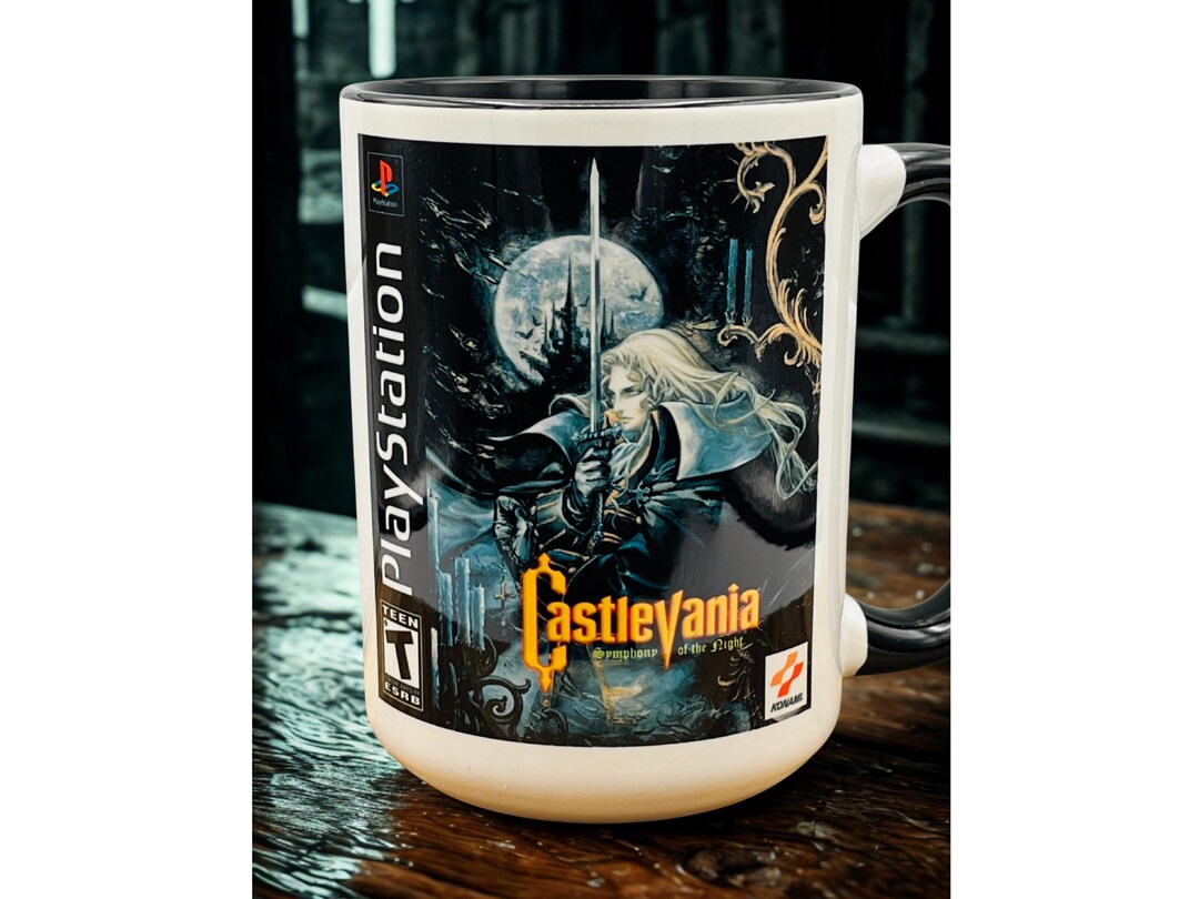 Castlevania: SOTN PS1 Mug | Castlevania Coffee Cup | Retro Gaming ...
