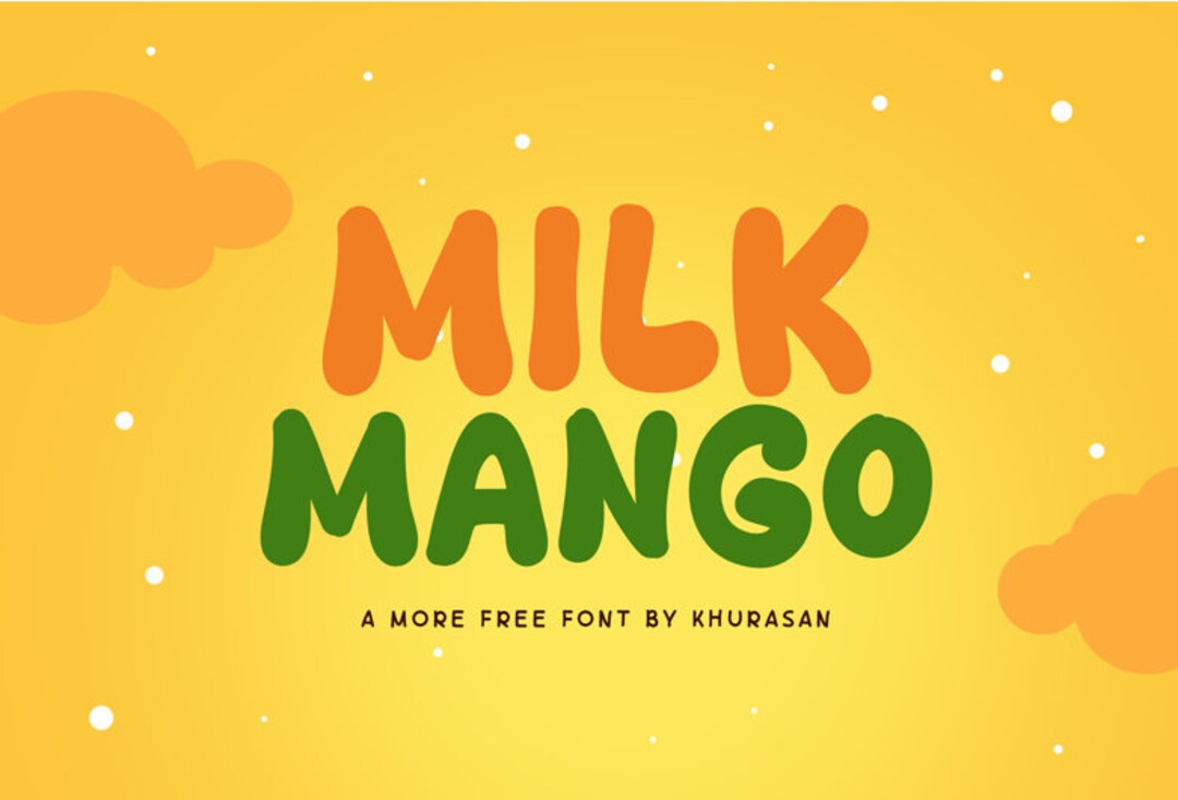 Mango Font, Basic Font, Modern Font - Etsy