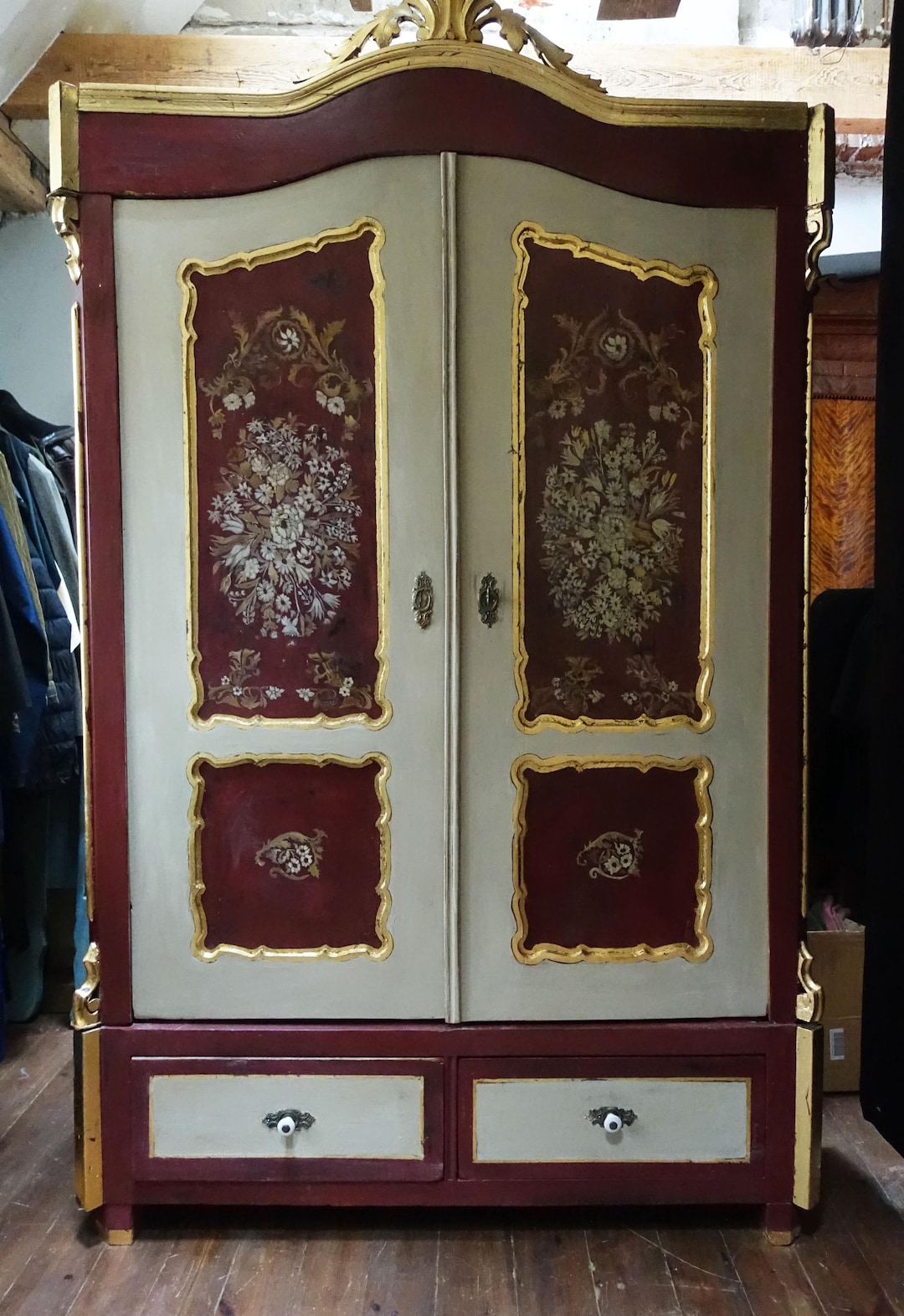 A Hundred-year-old Wardrobe, a Hand-painted Wardrobe, a Unique Wardrobe ...