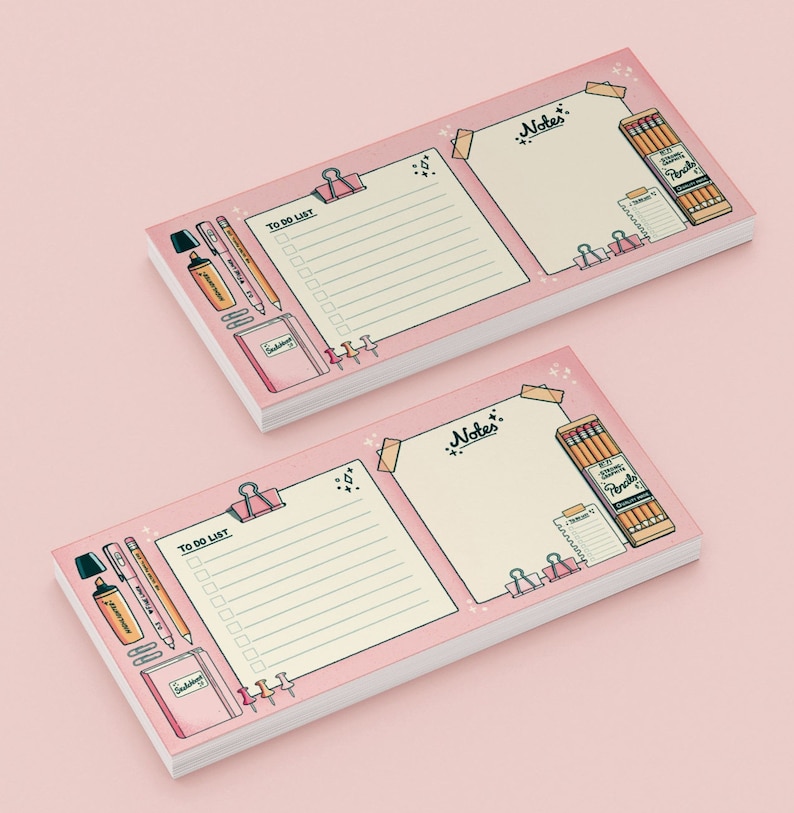 Desk Planner to Do List Notepad - Etsy