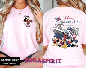 Custom Disney Cruise Line Shirt, Mickey and Friends Cruise Shirts, Disney Cruise 2024 Shirt ...