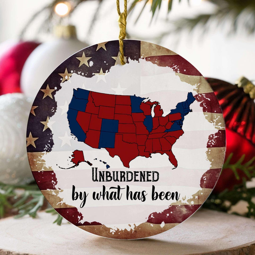 Trump Ornament Electoral College Map, Unburdened by What Has Been ...
