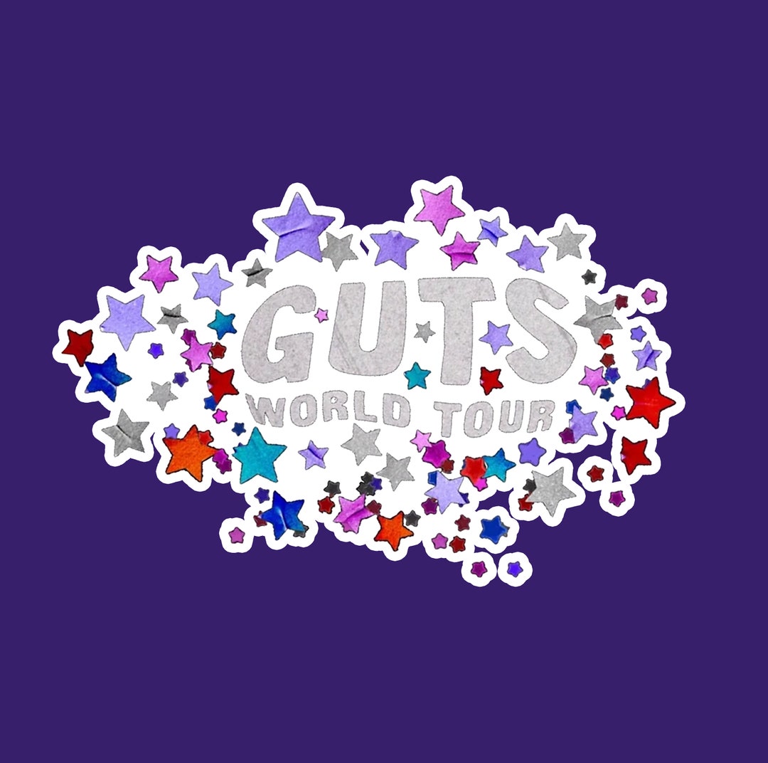 Olivia Rodrigo Guts Sticker, Guts Merch, Guts Tour 2024 Sticker, GUTS ...