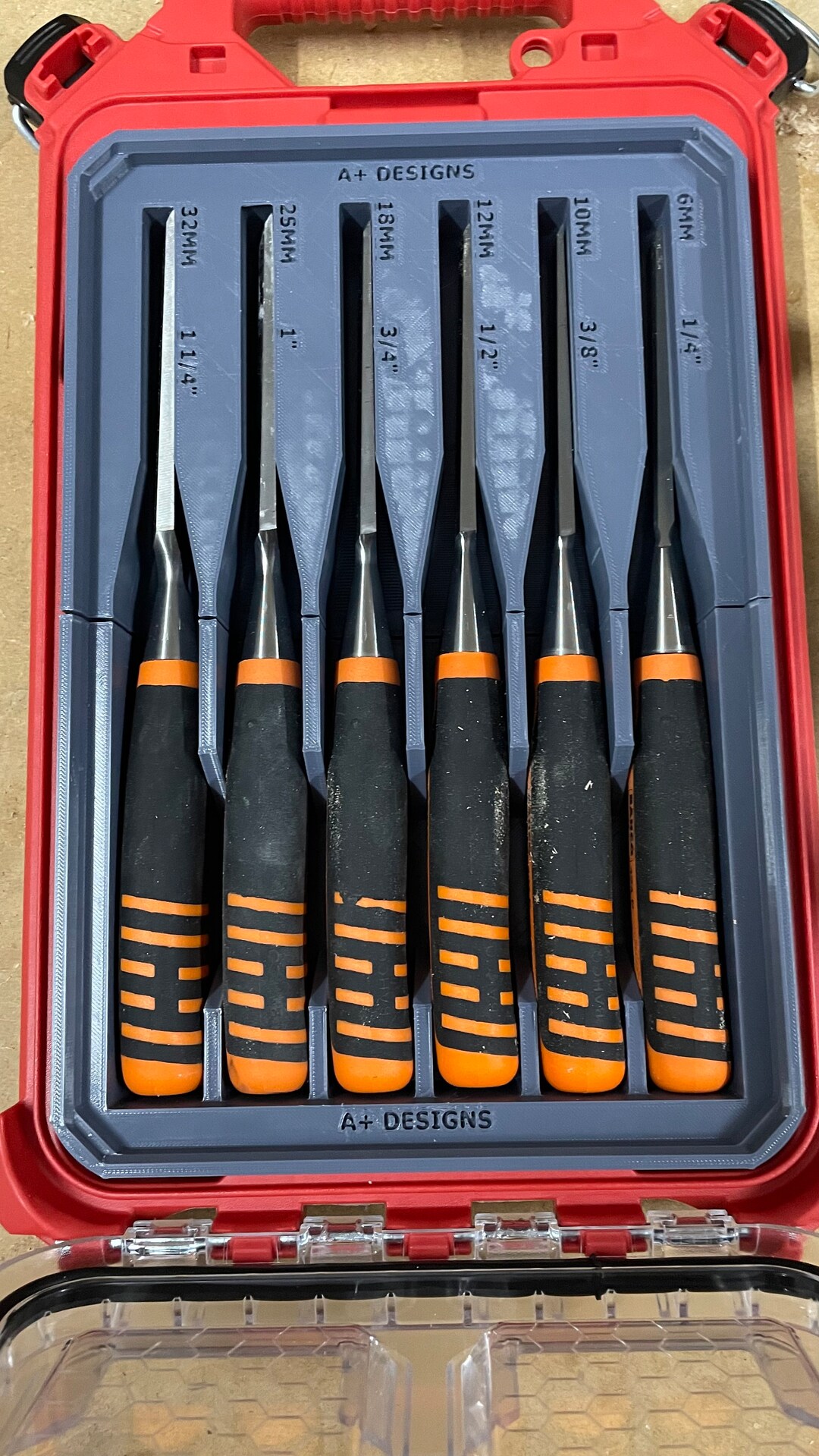 Milwaukee Packout Full Size Slim Bin for Chisel Set Storage - Etsy