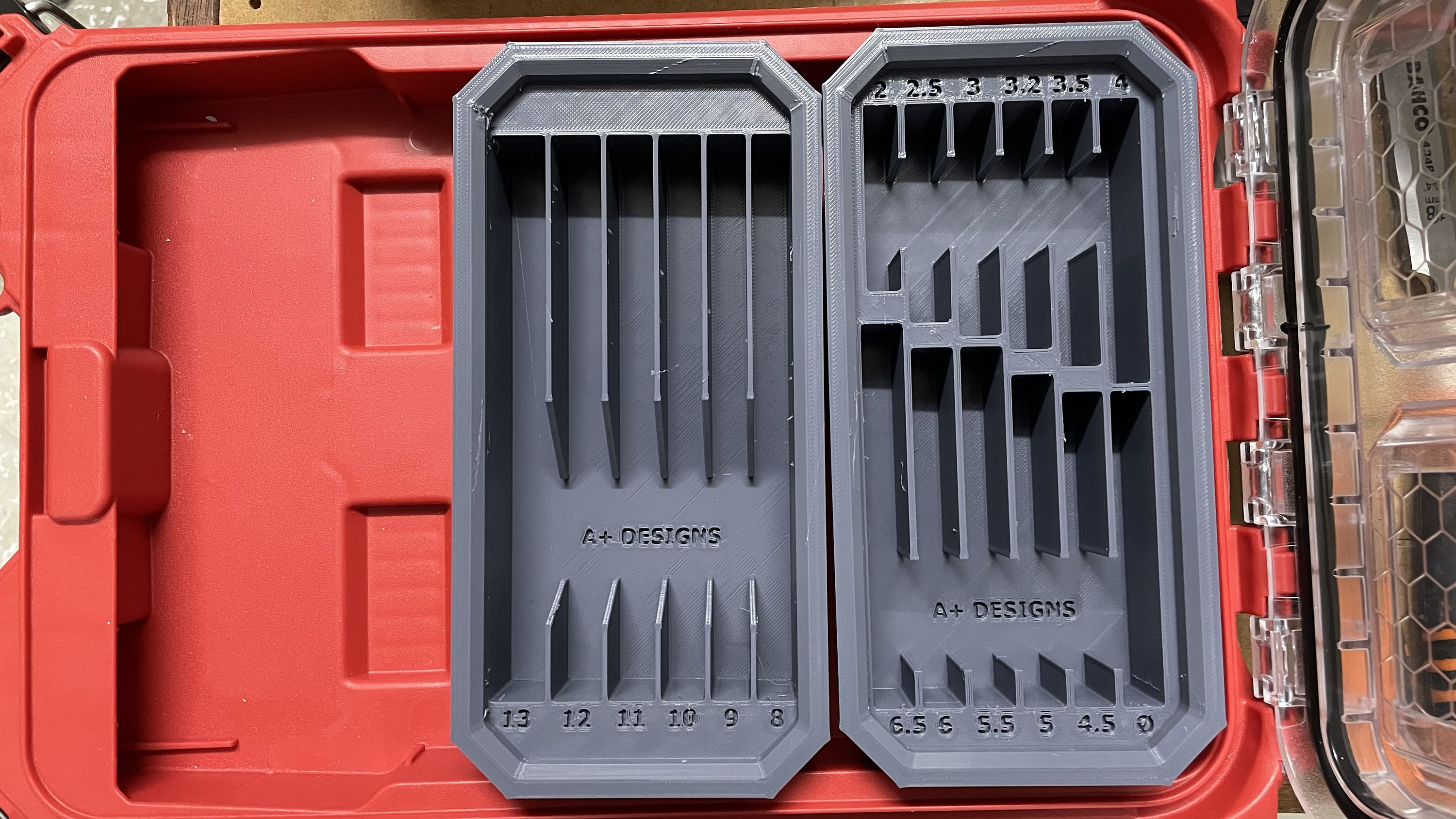 Milwaukee Packout Slim Bin Drill Bit Organizer 3-pack (STL FILE Only ...