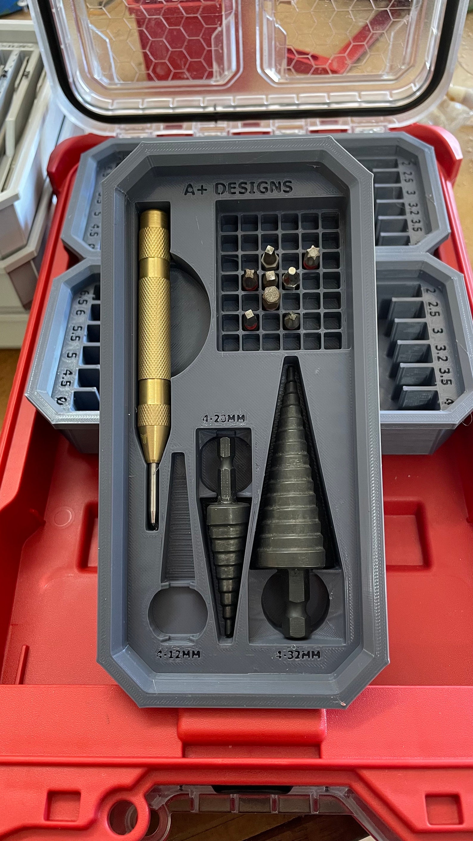 STL*** Milwaukee Packout Slim Bin Step Bit Holder STL ONLY - Etsy