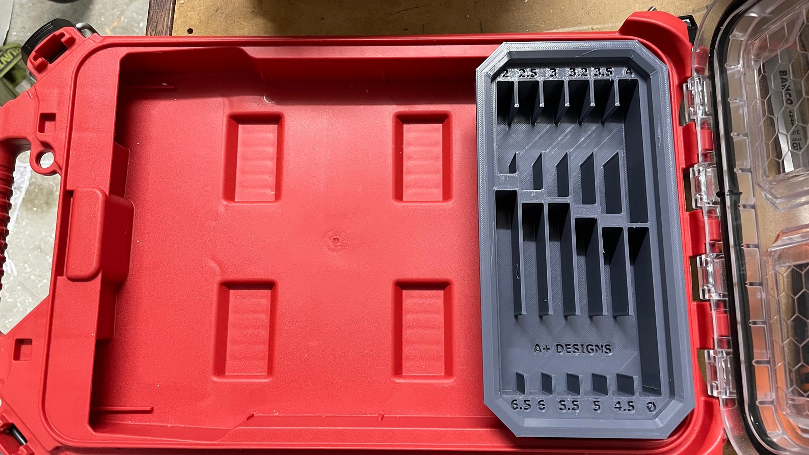 Milwaukee Packout Slim Bin Drill Bit Organizer 3-pack (STL FILE Only ...