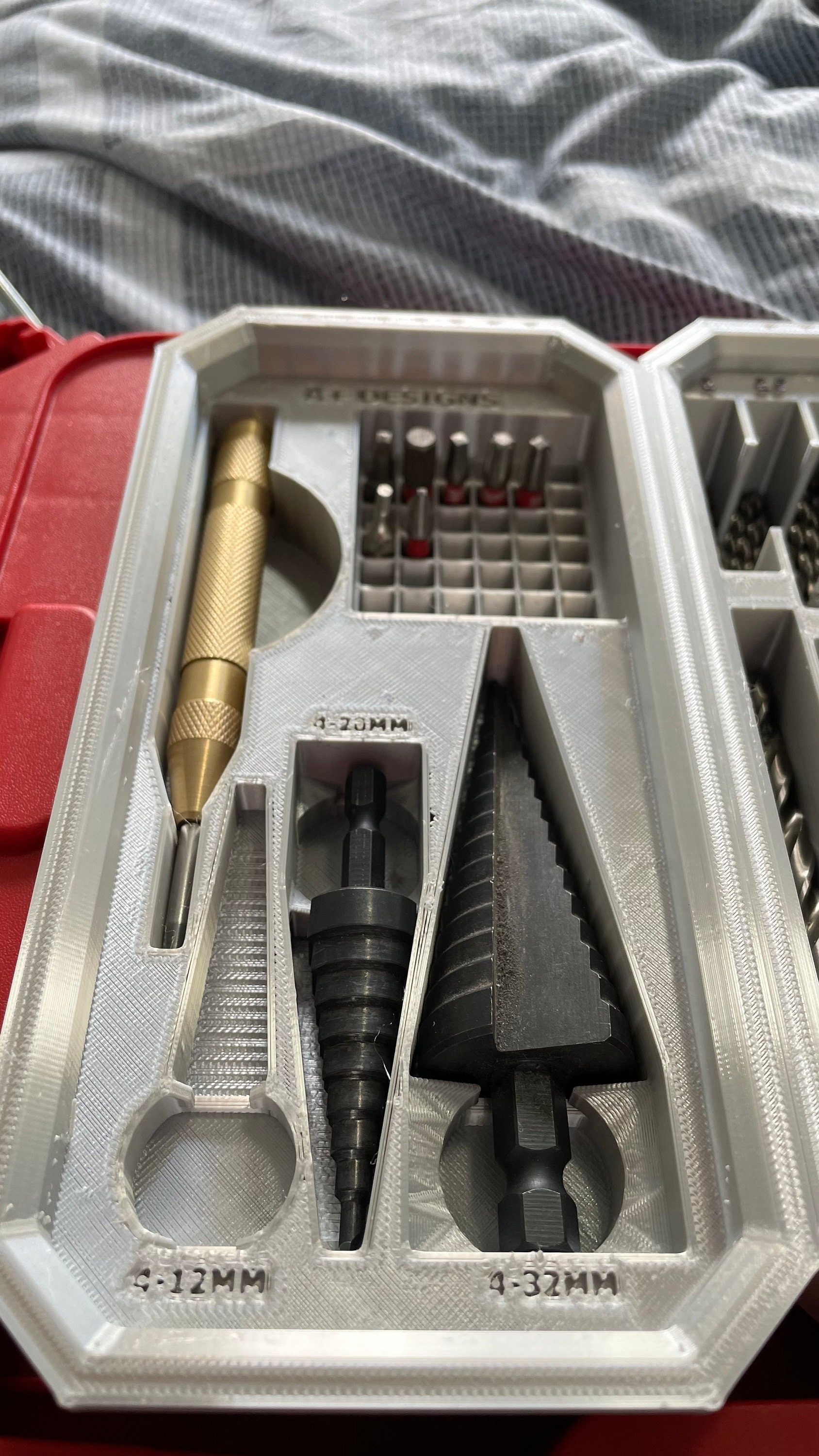 STL*** Milwaukee Packout Slim Bin Step Bit Holder STL ONLY - Etsy