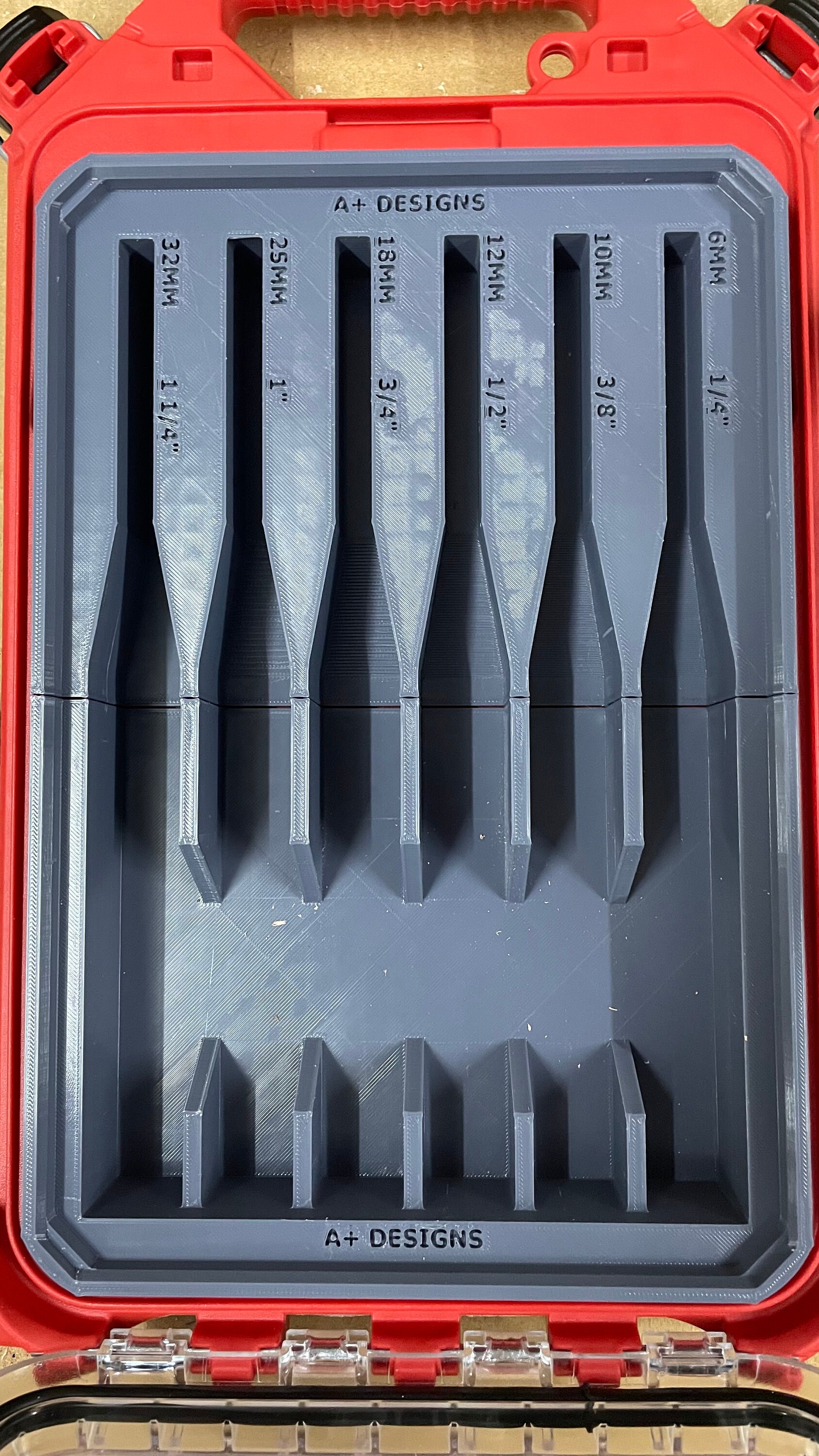 Milwaukee Packout Full Size Slim Bin for Chisel Set Storage - Etsy