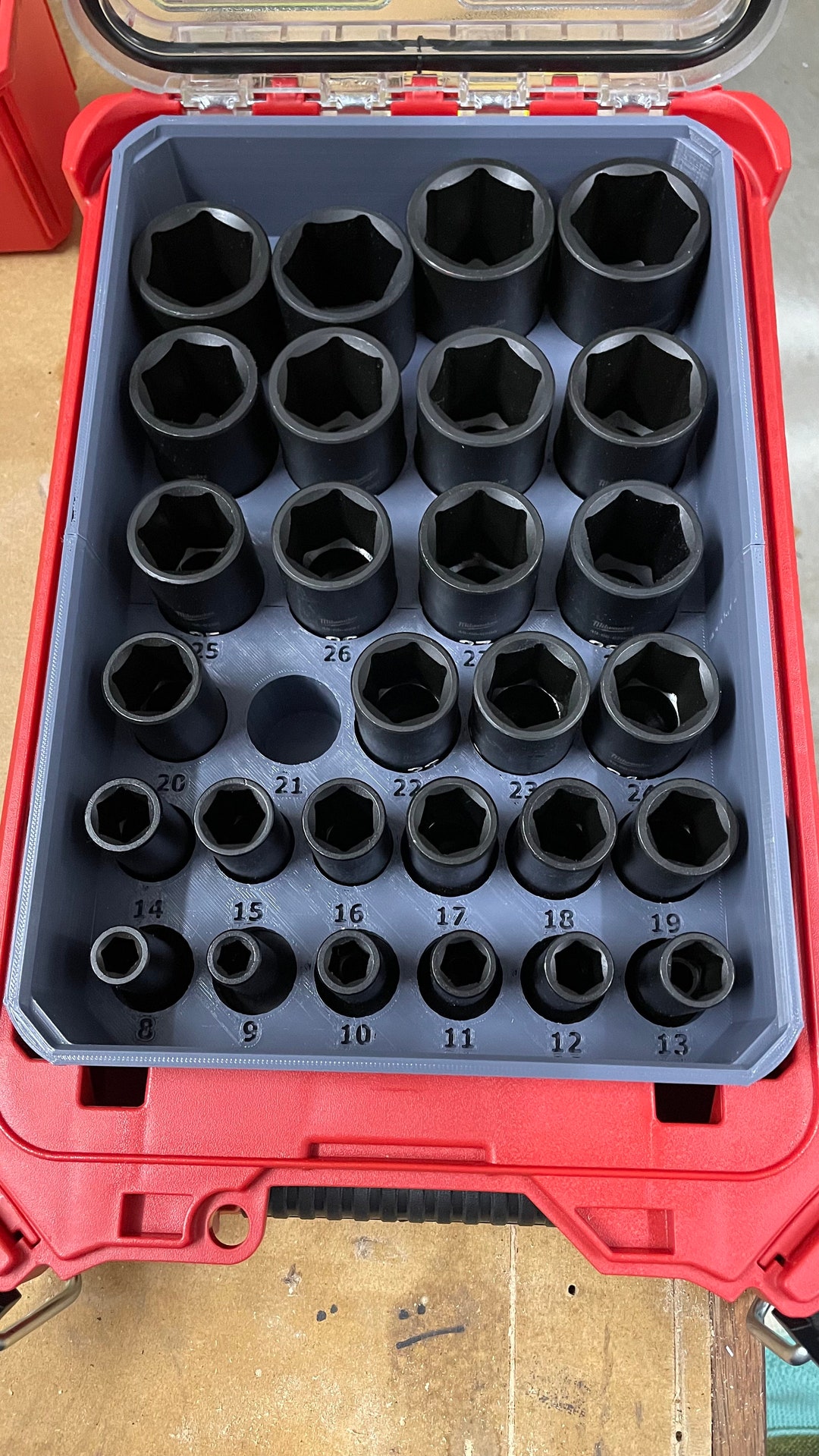 Milwaukee Packout Deep Impact Socket Storage Bin 49-66-7015 - Etsy