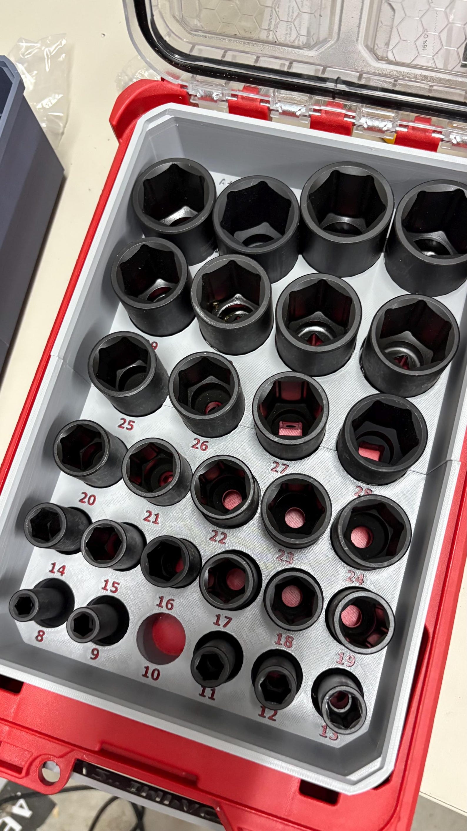 Milwaukee Packout Deep Impact Socket Storage Bin 49-66-7015 - Etsy