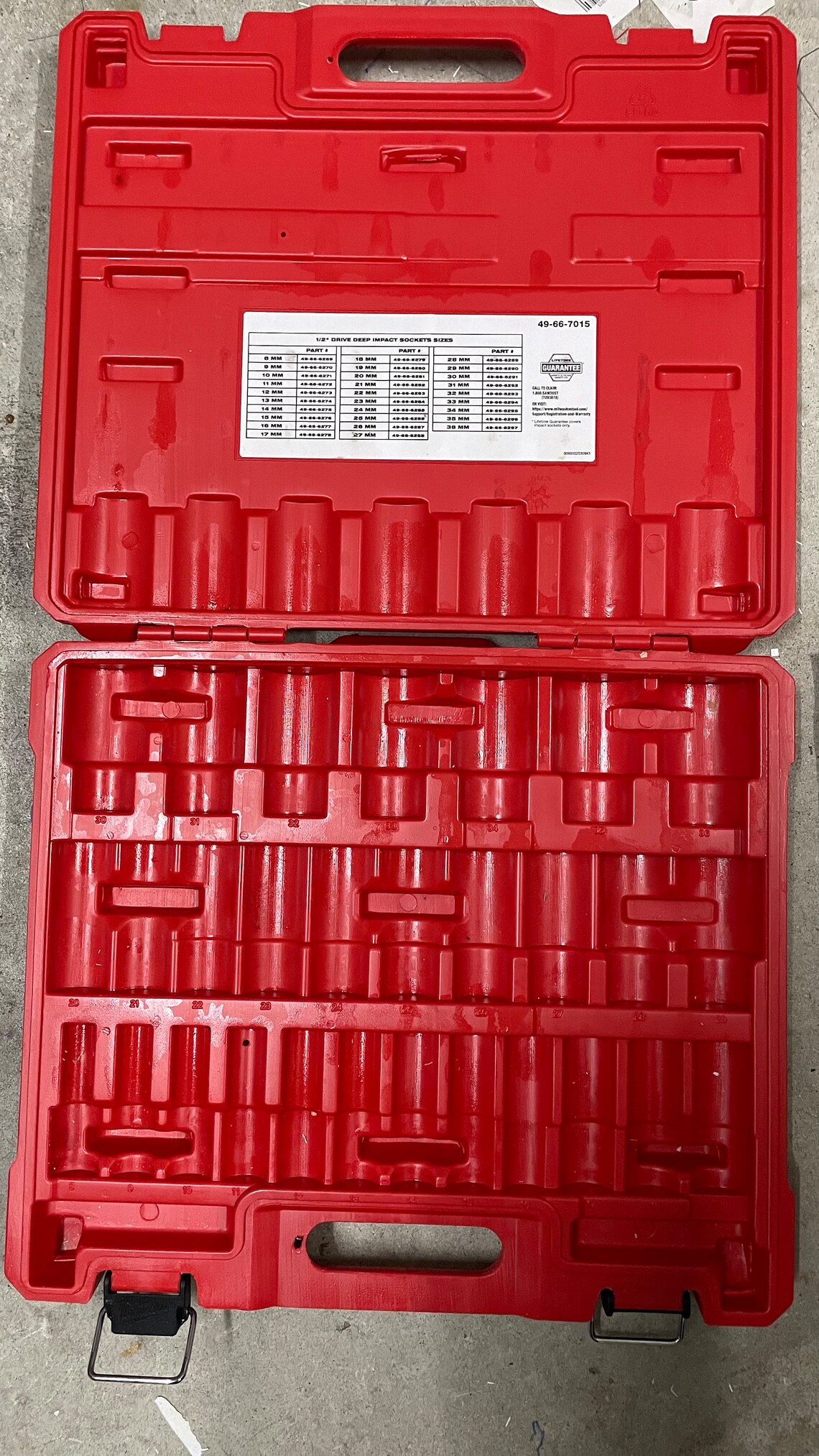 STL Milwaukee Packout Full Size Bin for Impact Socket Set 49-66-7015 ...