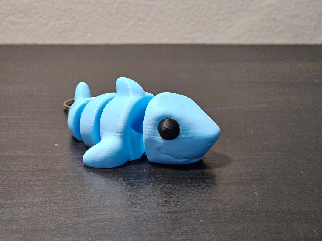 Baby Shark Keychain Fidget Toy - Etsy