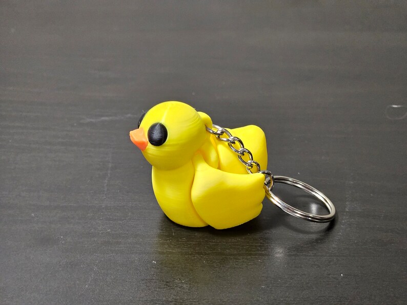 Cute Articulated Baby Duck Fidget Toy Keychain - Etsy
