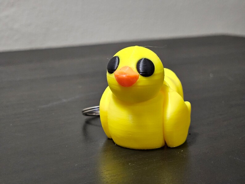 Cute Articulated Baby Duck Fidget Toy Keychain - Etsy