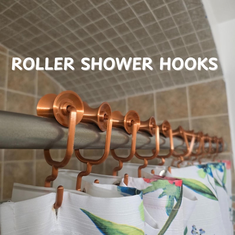 Red Silver Shower Curtain - Etsy