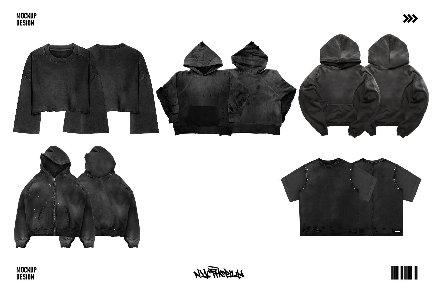 Clothing Mockup Streetwear Realistic 4k Design Vol.20 - Etsy