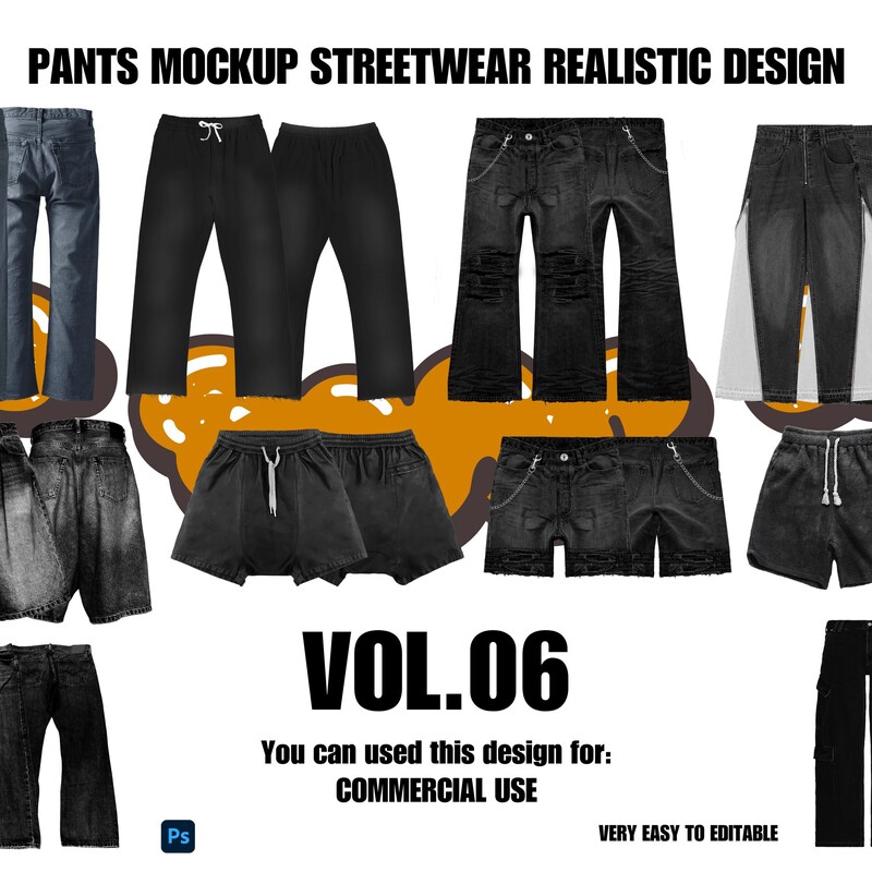 Stacked Pants Men - Etsy