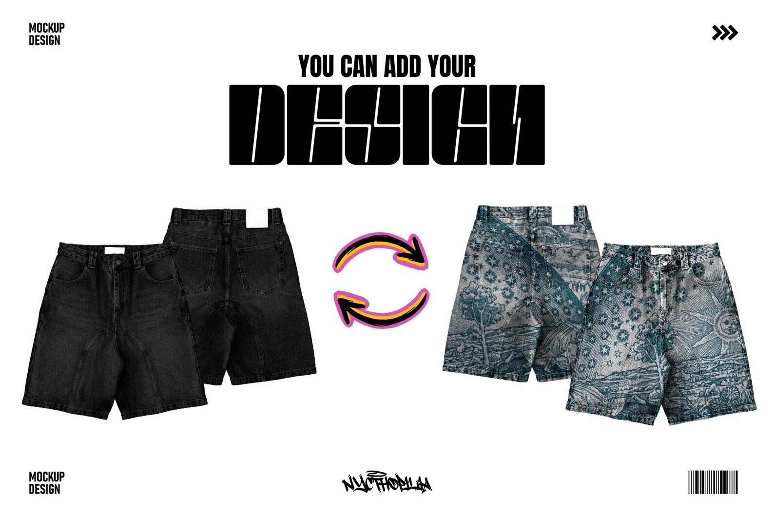 Clothing Mockup Pants Streetwear Realistic 4k Design Vol.05 - Etsy