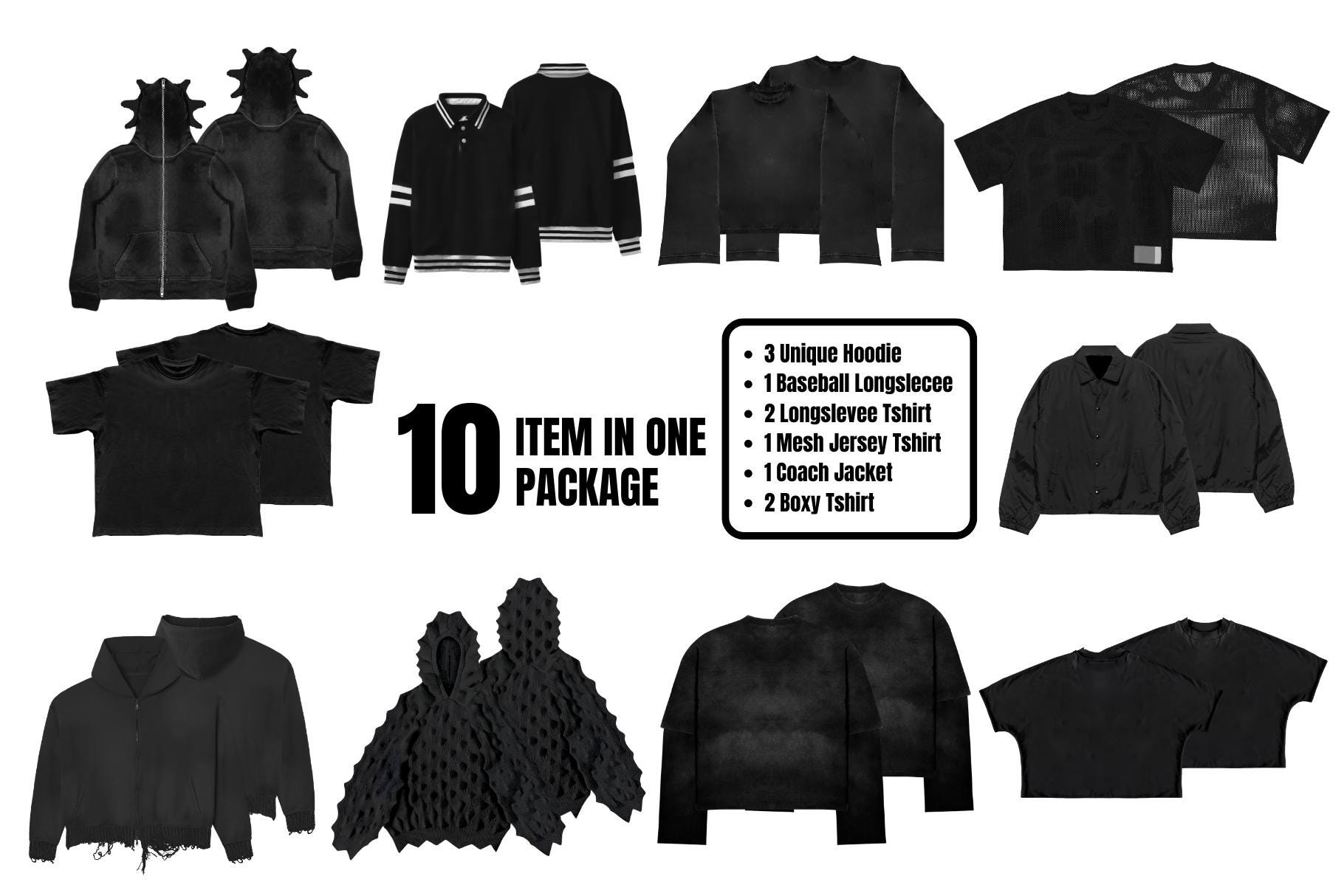 Clothing Mockups Realistic 4k Streetwear Design Front & Back Vol.12 - Etsy