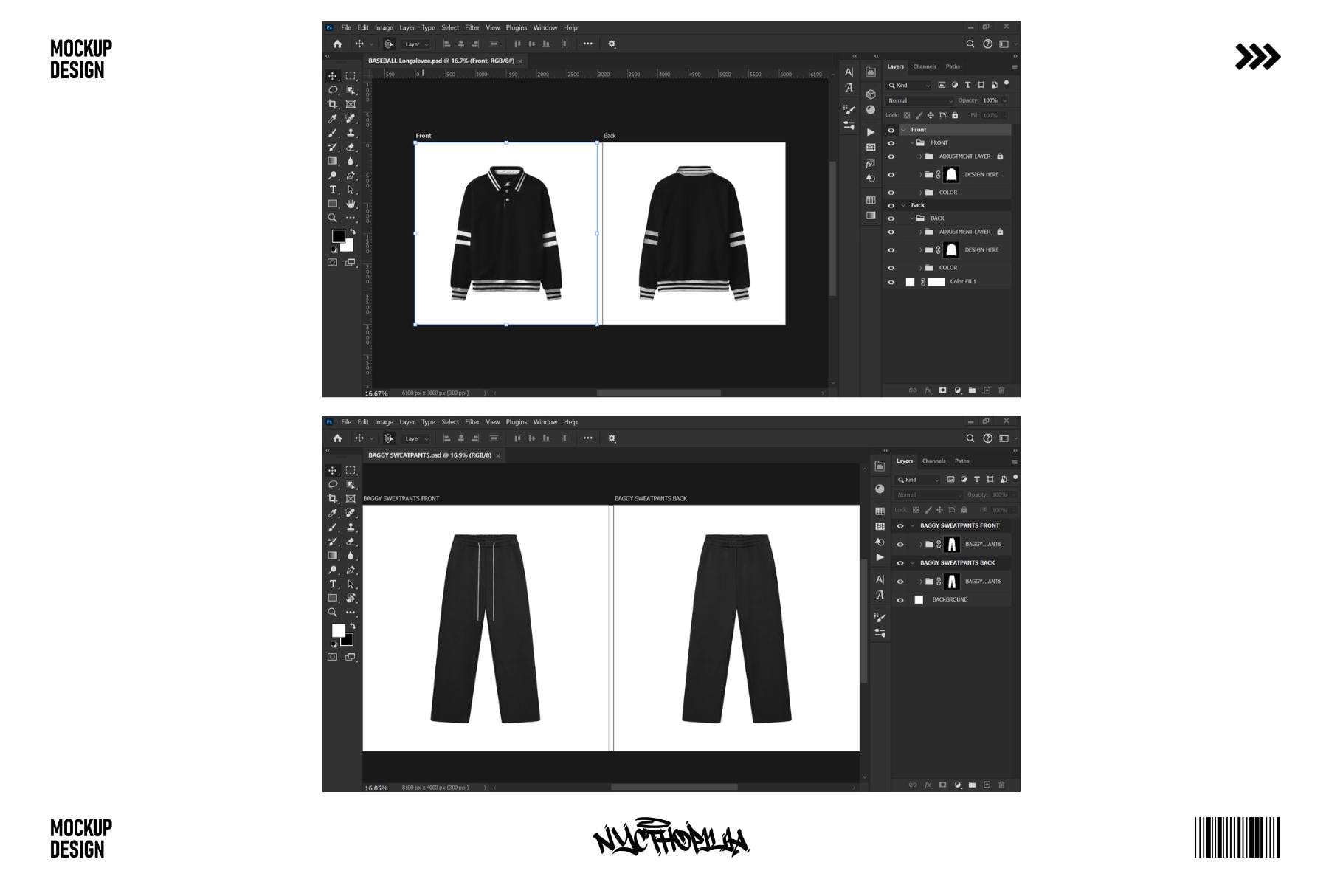 Clothing Mockup Realistic 4k Streetwear Design Top & Pants Vol.04 - Etsy