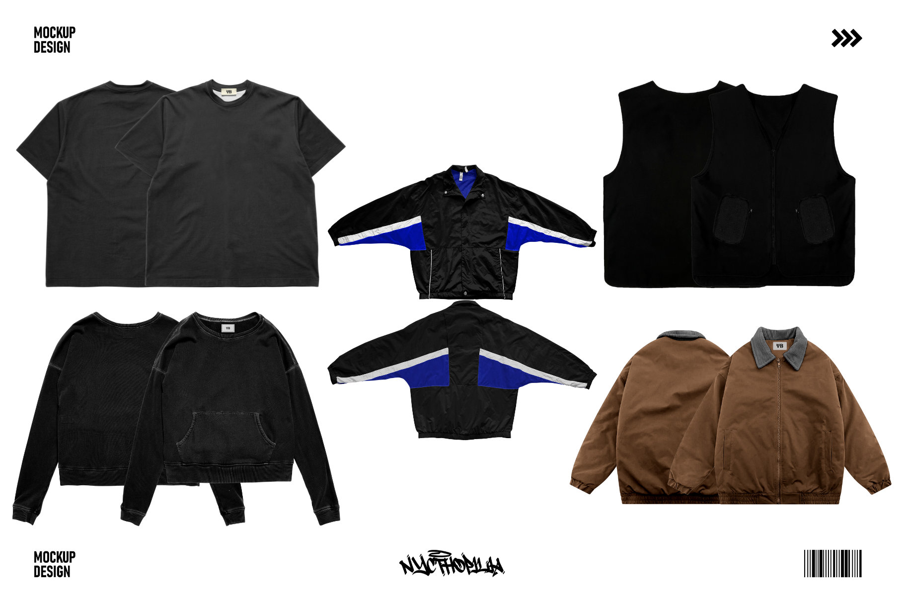 Clothing Mockups Streetwear Realistic 4k Photoshop Design Vol.06 - Etsy