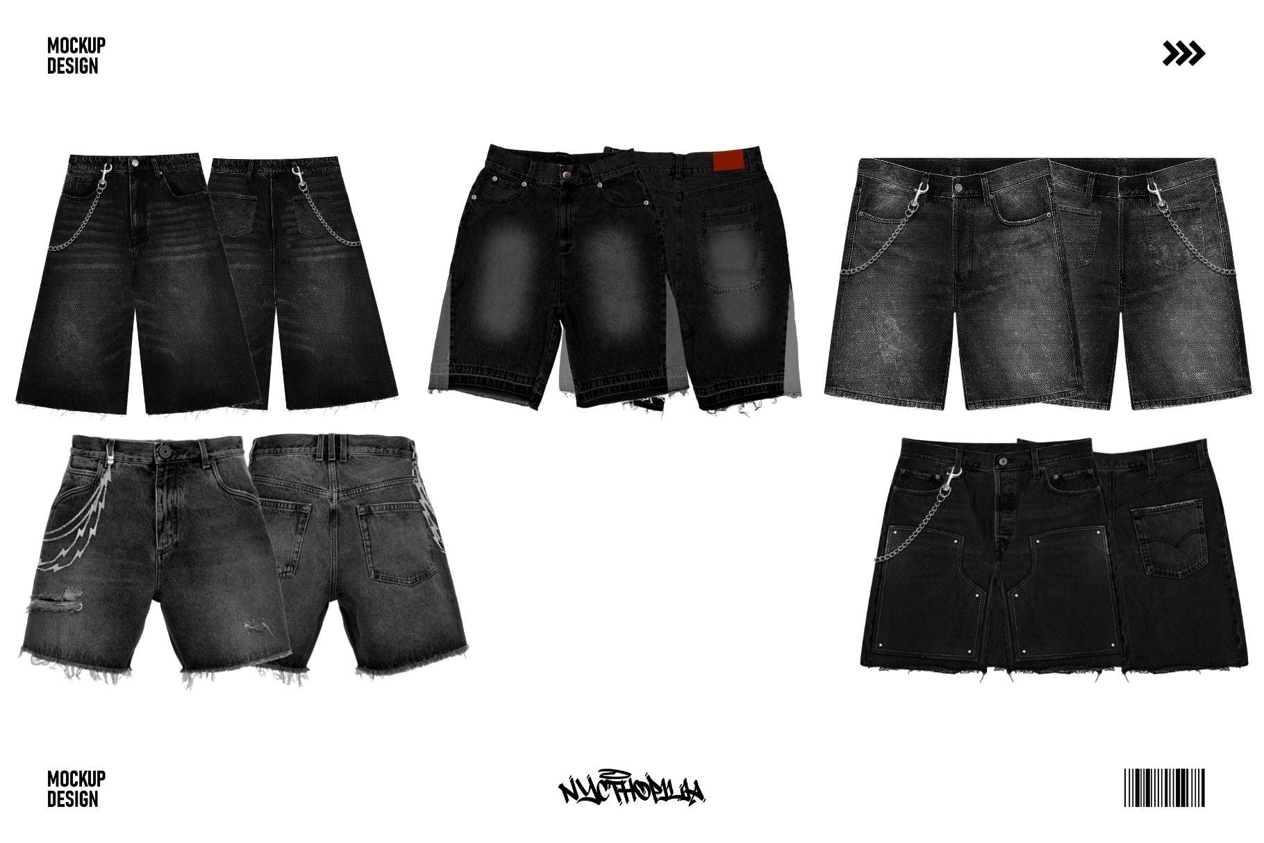 Clothing Mockup Pants Streetwear Realistic 4k Design Vol.05 - Etsy
