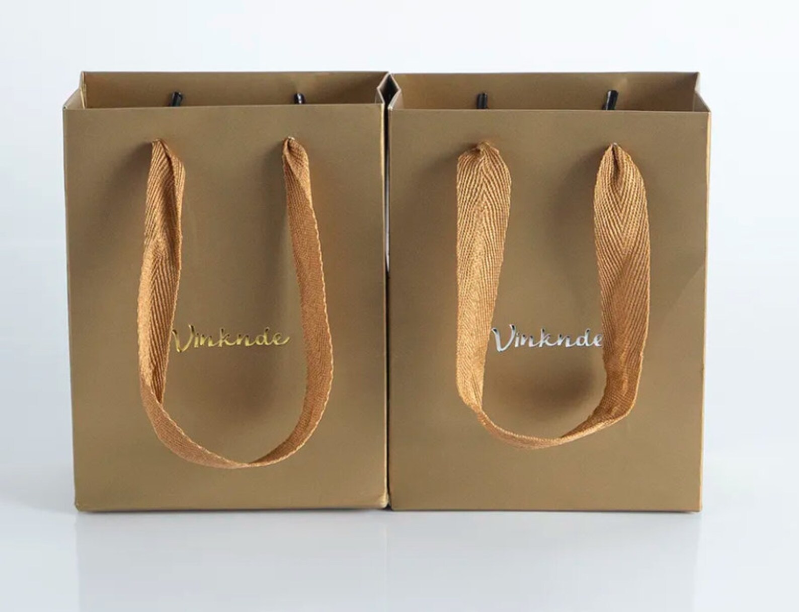 Reusable Gift Bags Party Bags Paper Tote Bags Treat Bags White Kraft ...