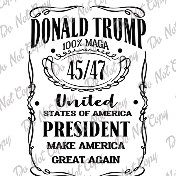 Trump Wine Label - Etsy