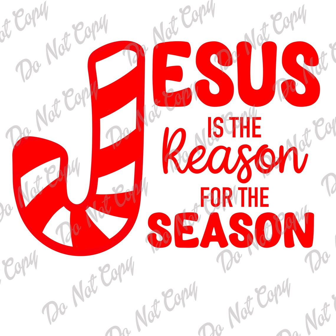 Jesus is the Reason for the Season SVG, PNG, JPG, Christmas, Christian ...