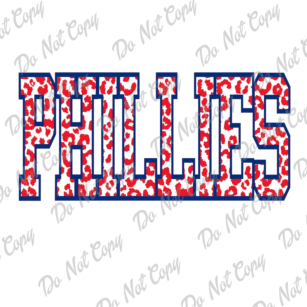 Phillies SVG, PNG, Leopard Phillies, Philadelphia, Cheetah Phillies ...