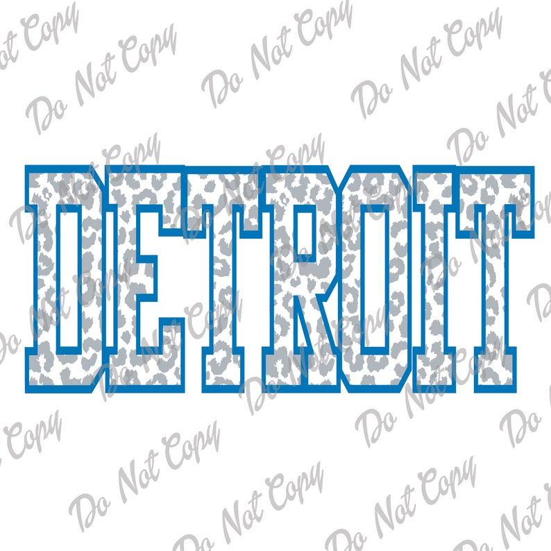 Leopard Detroit SVG, PNG, Cheetah Detroit, Detroit Michigan, Motor City ...