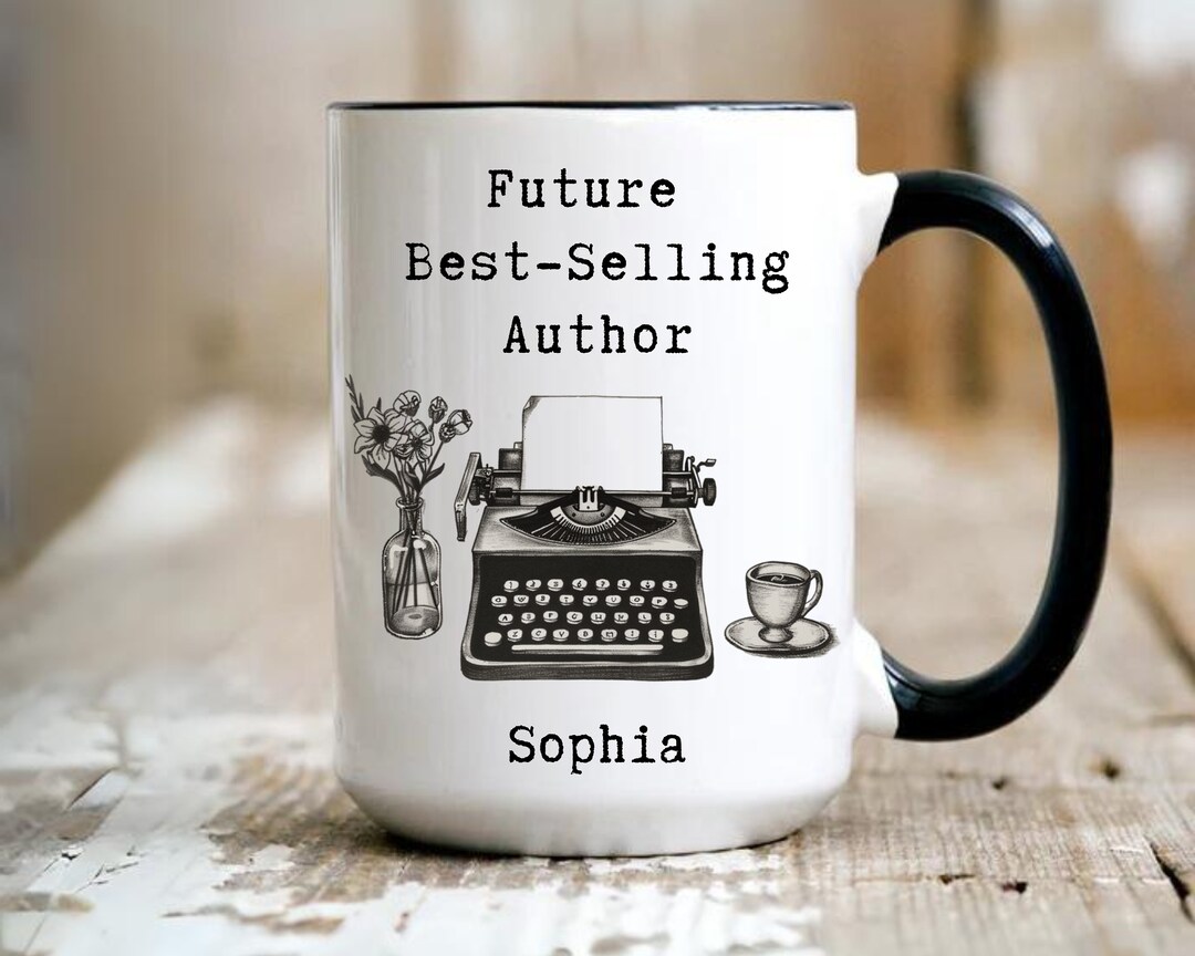 Personalized Future Best Selling Author Custom Funny Author Writer Gift ...