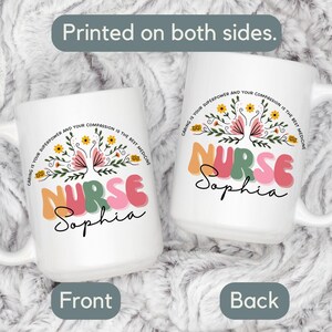 Personalized Nurse Mug Gift Custom Nurse Coffee Mug RN Nurse ...