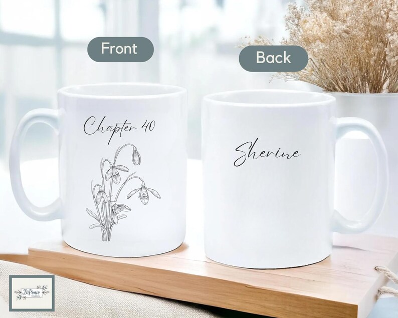 Personalized 40th Birthday Mug Gift 40 Birthday Gift for Her Custom ...