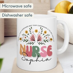 Personalized Nurse Mug Gift Custom Nurse Coffee Mug RN Nurse ...