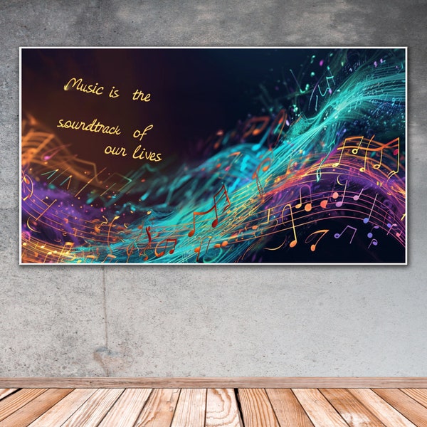 Musical Inspirational Quote - Etsy