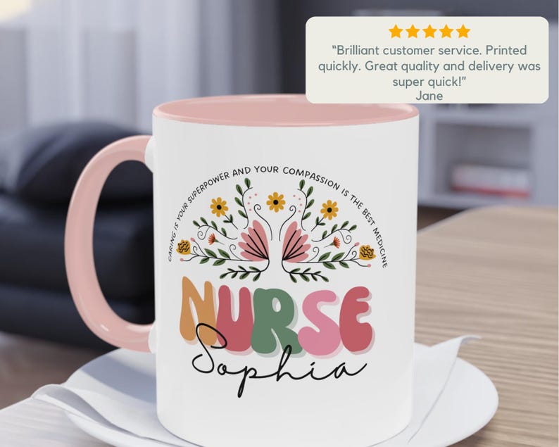 Personalized Nurse Mug Gift Custom Nurse Coffee Mug RN Nurse ...