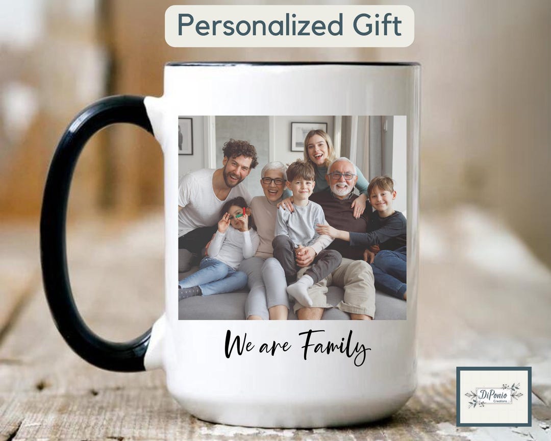 Personalized Picture Mug Gift Custom Photo Travel Mug Family Photo Mug ...