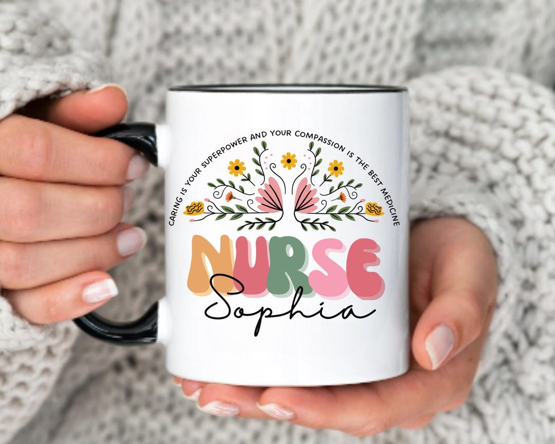 Personalized Nurse Mug Gift Custom Nurse Coffee Mug RN Nurse ...