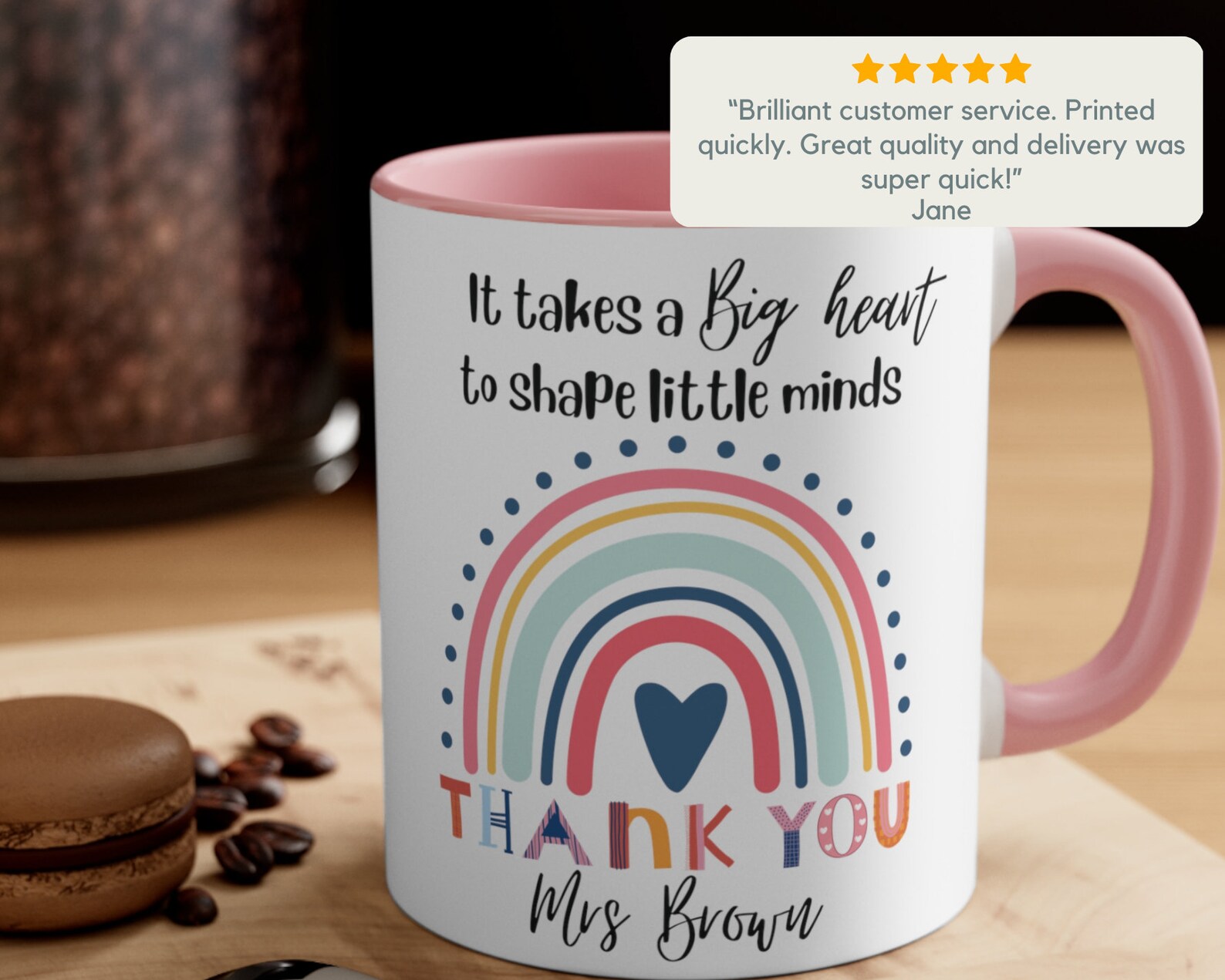 Personalized Teacher Thank You Mug Gift Teacher Mug Gift Ideas ...