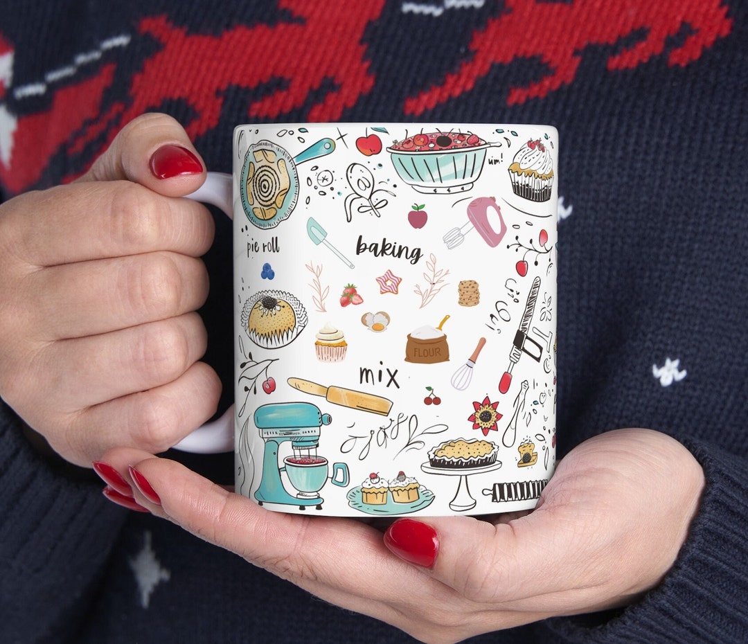 Baking Mug Gift Pastry Chef Gift Baking Lovers Cup Gifts for Bakers ...