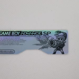 Holographic Laminated Gameboy Advance SP Back Sticker Label - Etsy