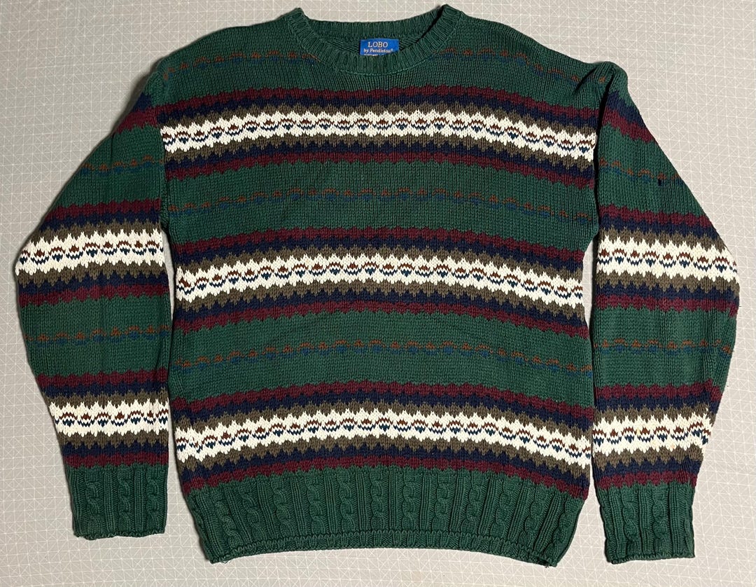Vintage Lobo by Pendleton Mens Sweater Size M - Etsy