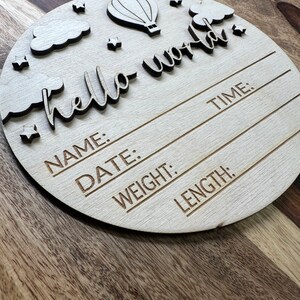 Customizable Baby Announcement, "hello World" Digital File- SVG, AI ...