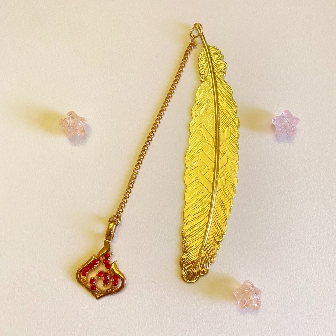 Genshin Impact Vision Element Feather Bookmarks - Etsy