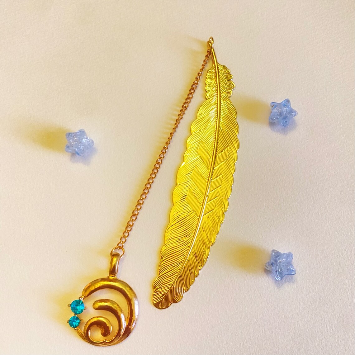 Genshin Impact Vision Element Feather Bookmarks - Etsy