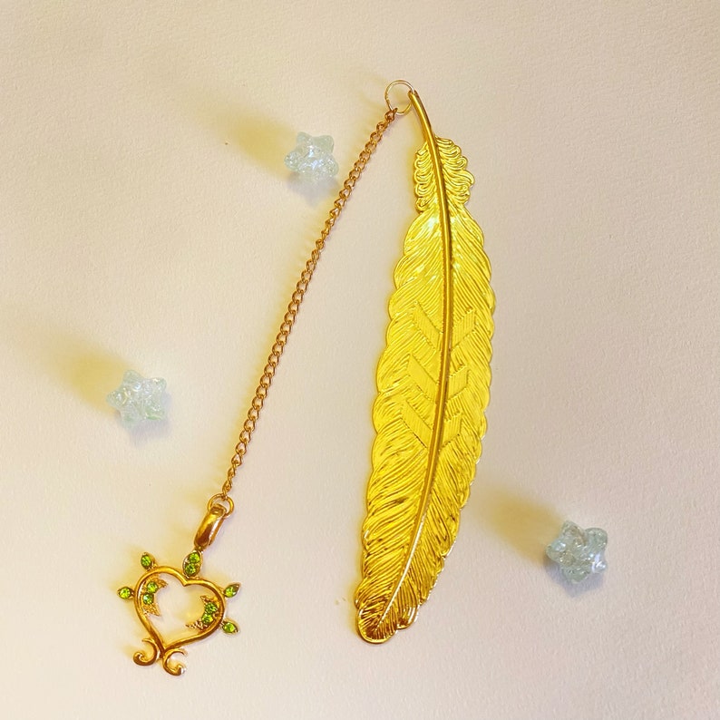 Genshin Impact Vision Element Feather Bookmarks - Etsy