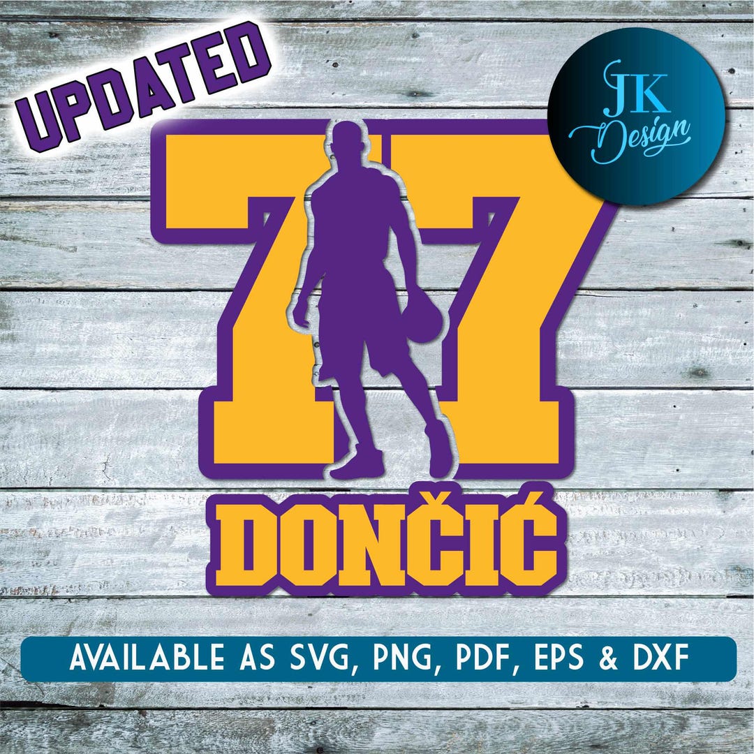 Los Angeles Luka Doncic #77 SVG Design - Digital Download - Etsy